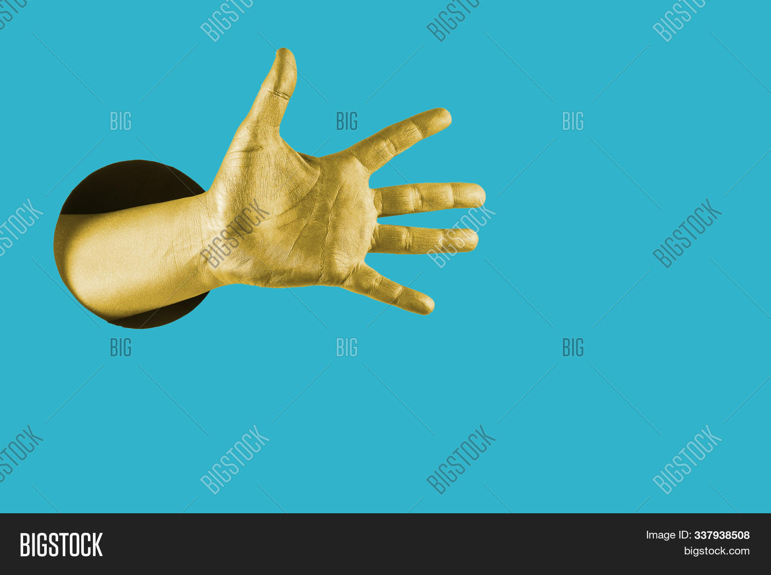 Hand Painted Gold Image & Photo (Free Trial) | Bigstock