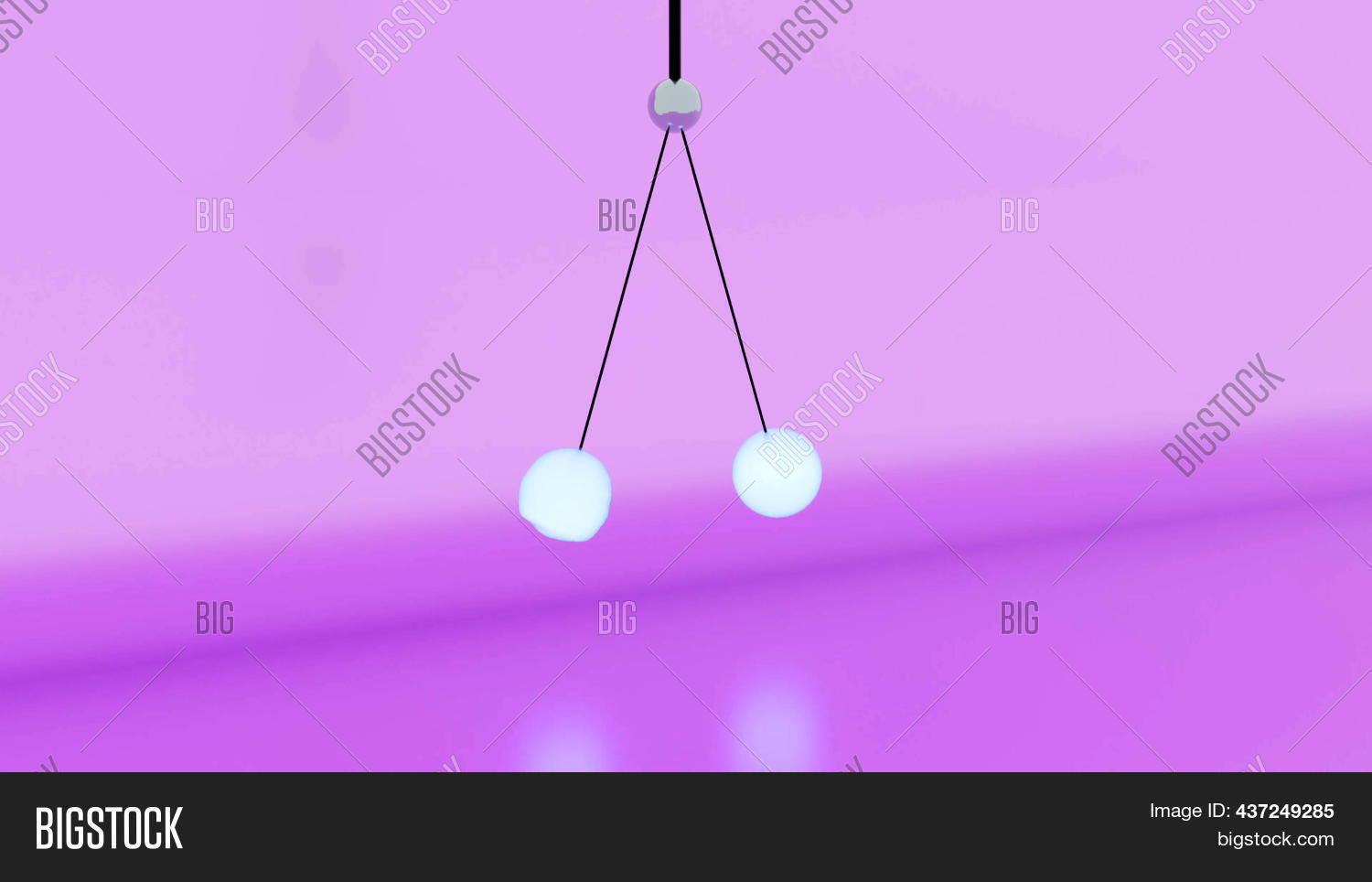 Pendulum Two Balls. Image & Photo (Free Trial) | Bigstock