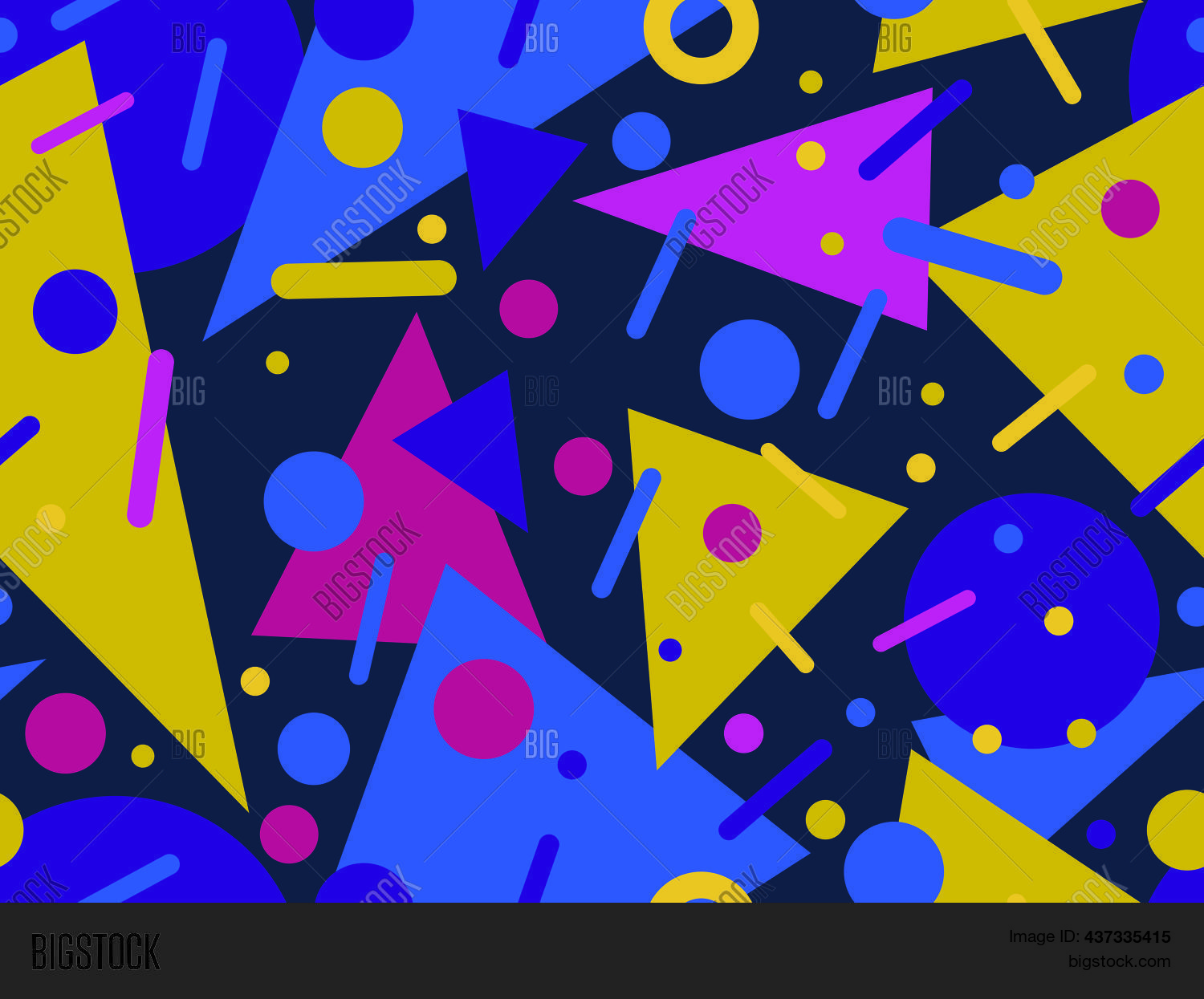 80S Geometric Vector & Photo (Free Trial) | Bigstock