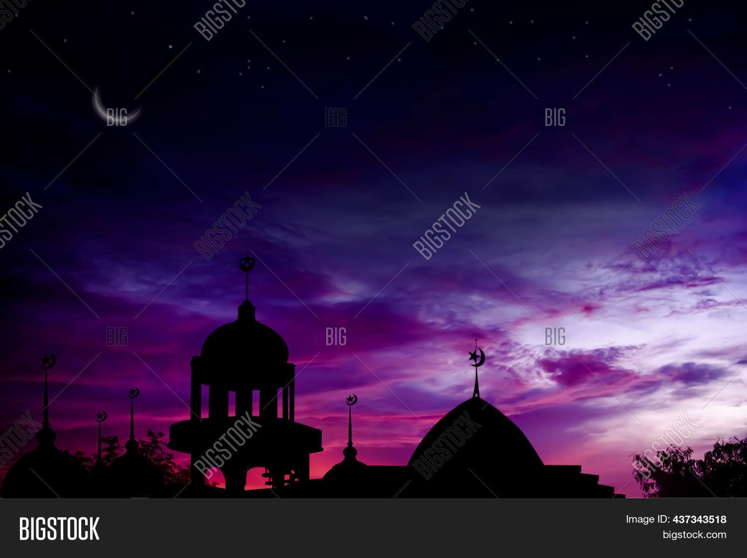 Shadow Mosques Dome On Image & Photo (Free Trial) | Bigstock