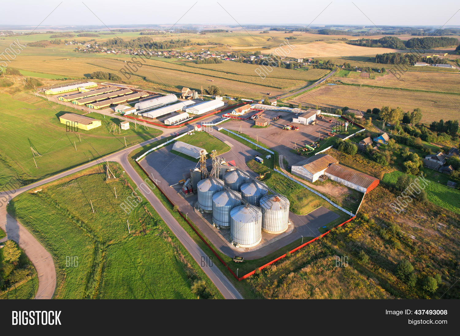 Silo Storage Farm. Image & Photo (Free Trial) | Bigstock