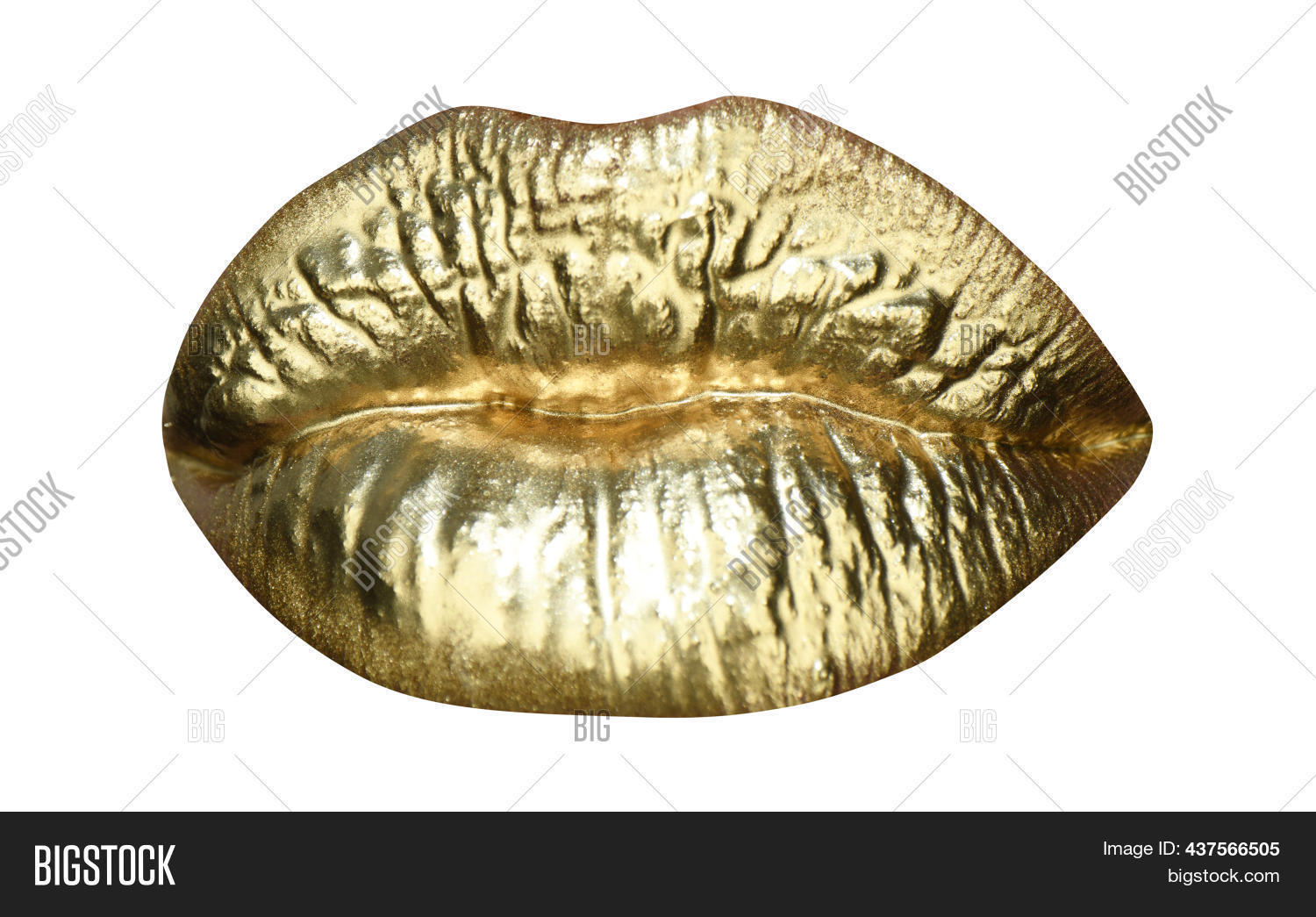 Luxury Gold Lips Make Image & Photo (Free Trial) | Bigstock
