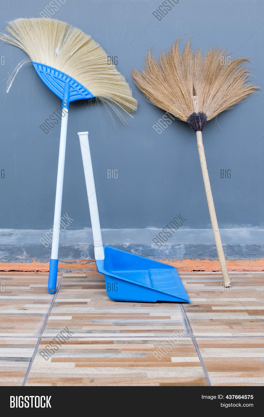 Double Sweeping Broom Image & Photo (Free Trial) | Bigstock