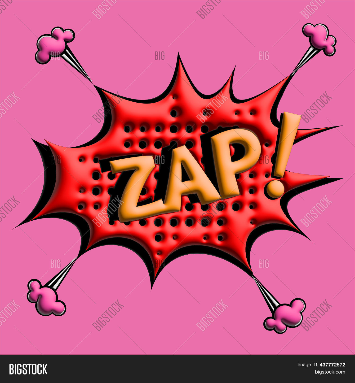 3d Zap Comic Lettering Image & Photo (Free Trial) | Bigstock