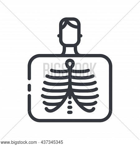 Line Icon Roentgen Vector & Photo (Free Trial) | Bigstock