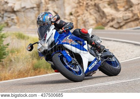Motorcyclist Driving Image & Photo (Free Trial) | Bigstock