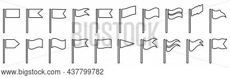 Set Line Art Flag Vector & Photo (Free Trial) | Bigstock
