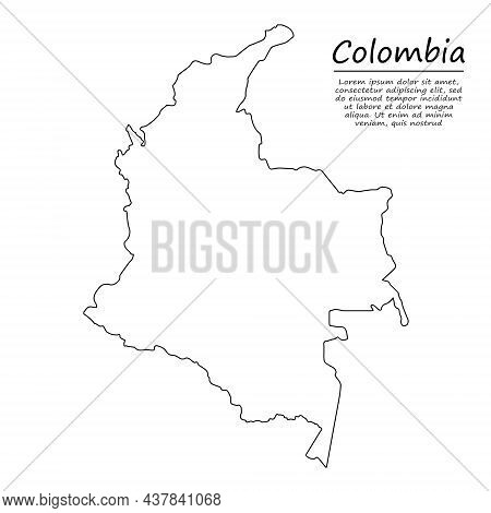 Simple Outline Map Vector & Photo (Free Trial) | Bigstock