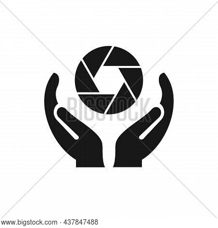 Hand Camera Logo Vector & Photo (Free Trial) | Bigstock
