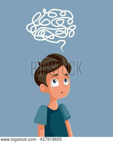 Puzzled Young Teen Vector & Photo (Free Trial) | Bigstock