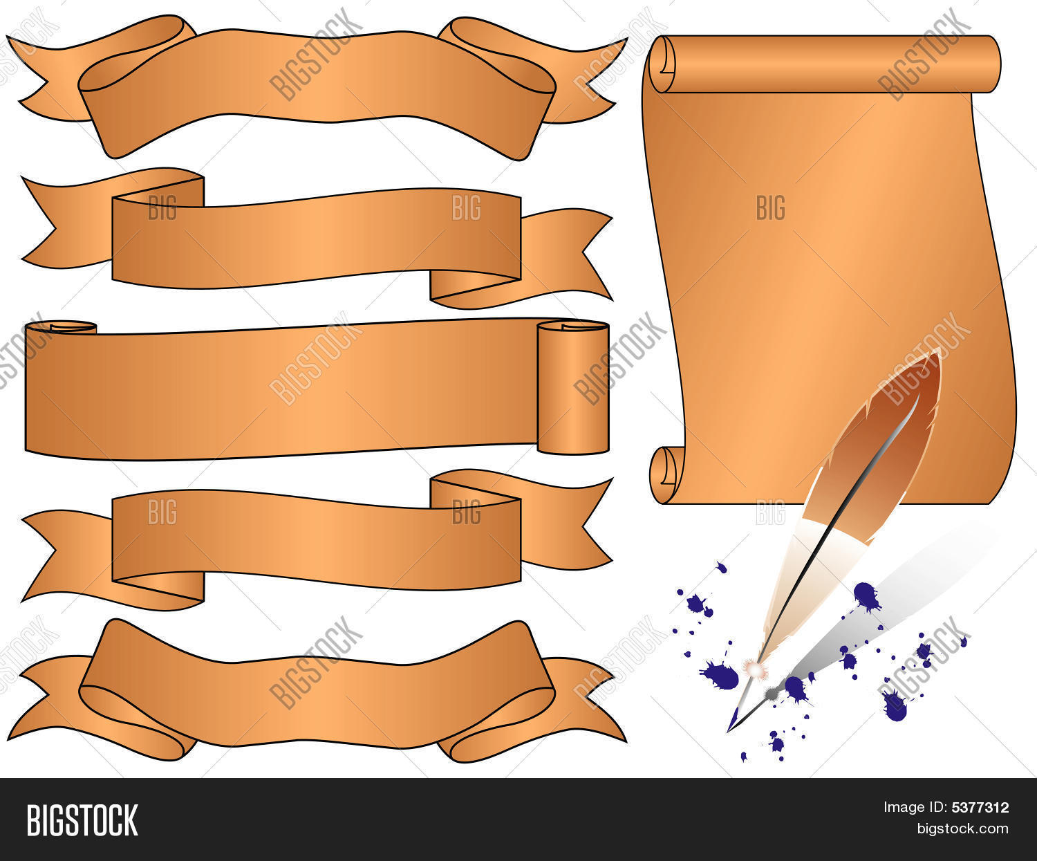 Set Ancient Banners Vector & Photo (Free Trial) | Bigstock