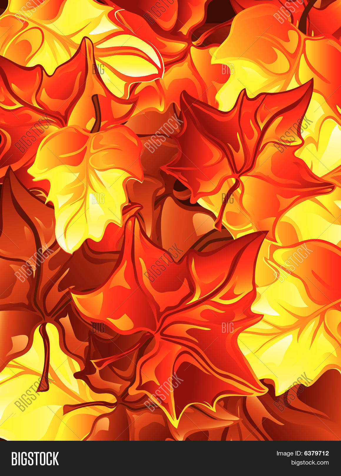Fall Leaves Vector & Photo (Free Trial) | Bigstock