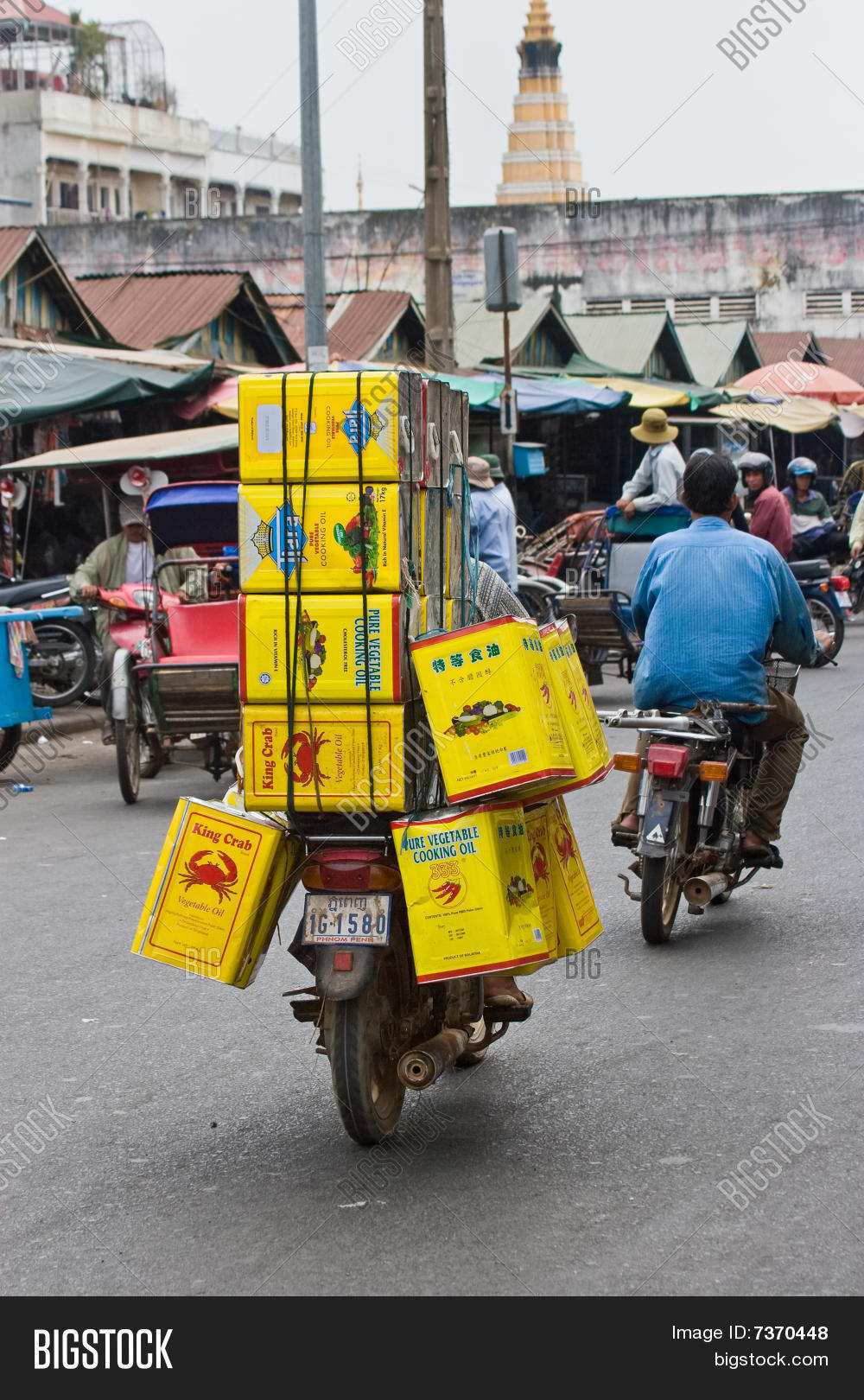 Overloaded Motorcycle