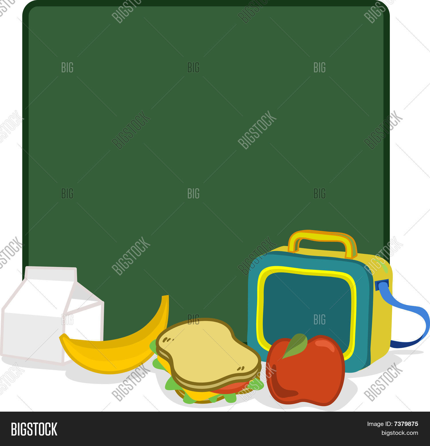 School Lunch Vector & Photo (Free Trial) | Bigstock