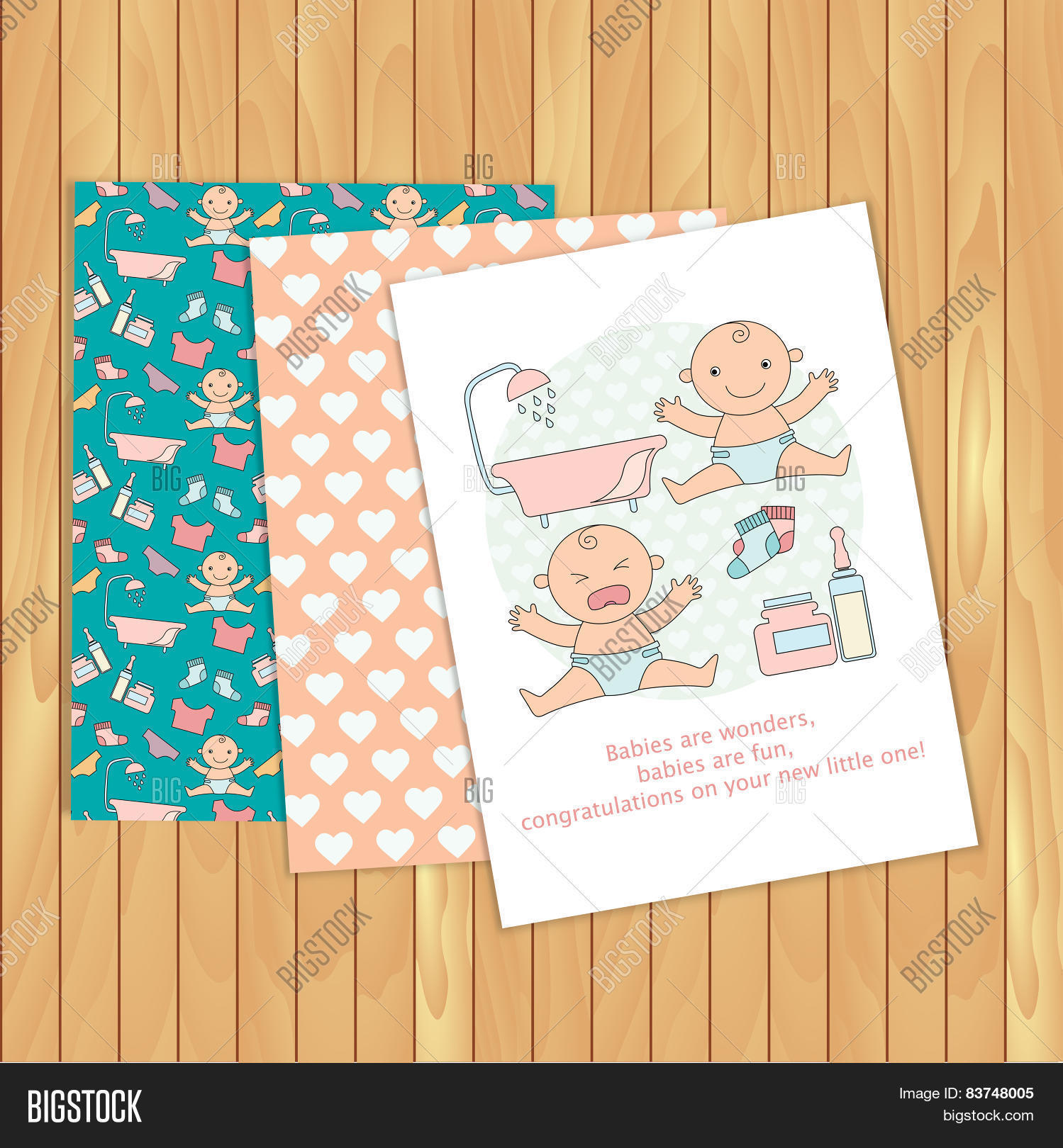 Baby Congratulations Vector & Photo (Free Trial) | Bigstock