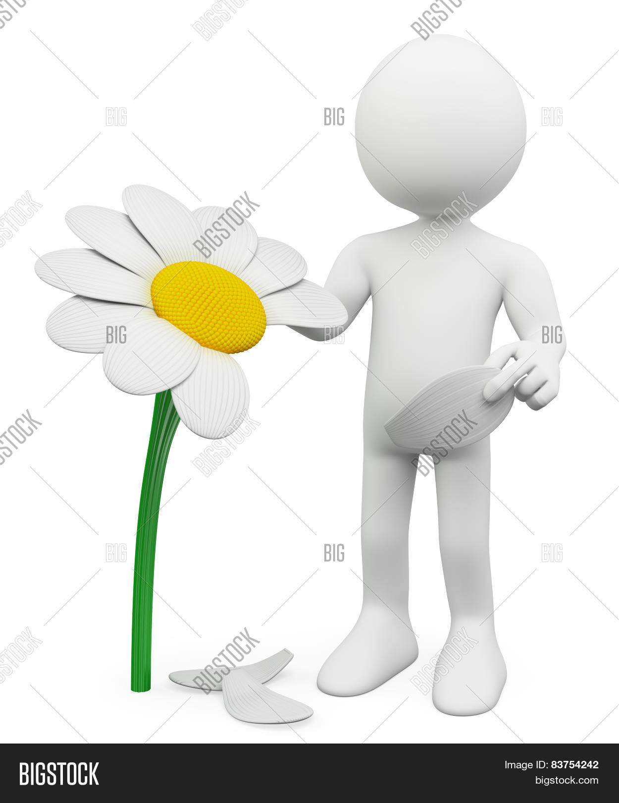 3D White People. 3D Image & Photo (Free Trial) | Bigstock