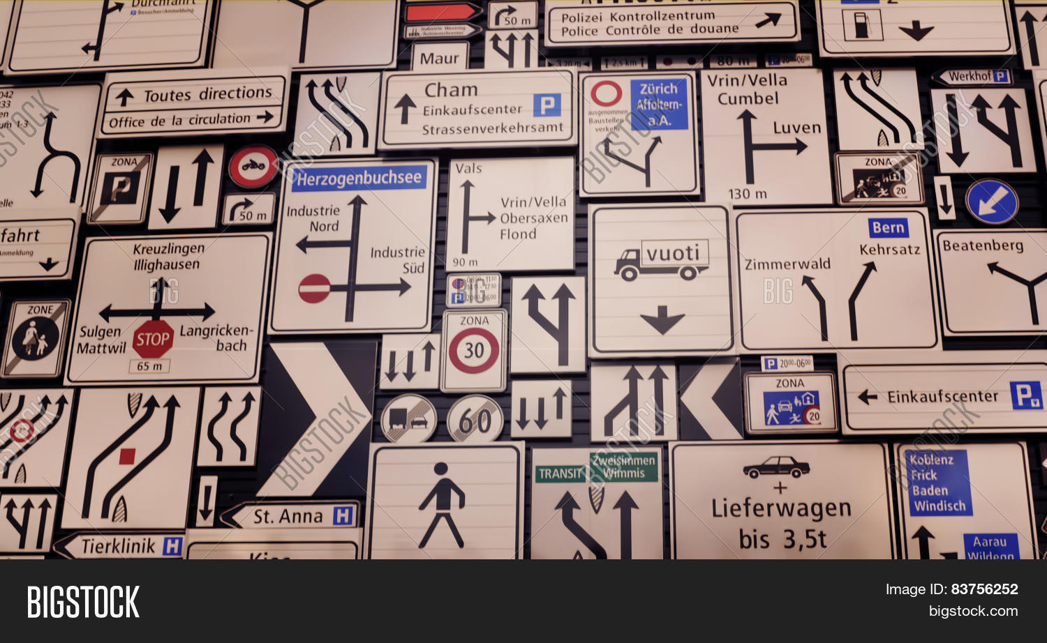 Bunch Road Signs Image & Photo (Free Trial) | Bigstock