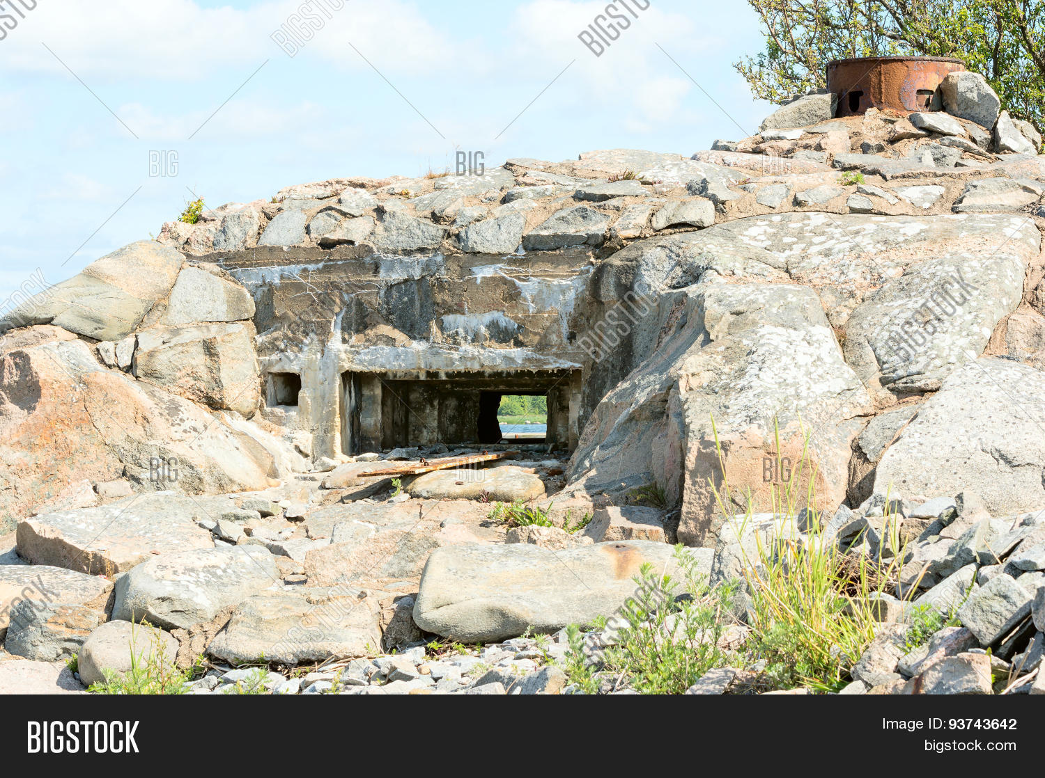 Stone Bunker Ruin Image & Photo (Free Trial) | Bigstock