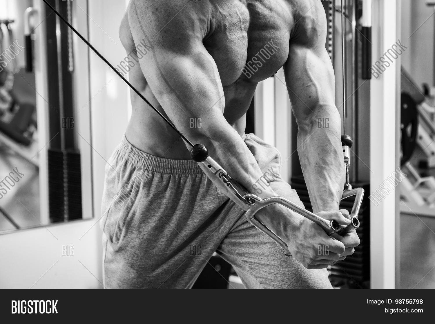 Muscular Man Working Image & Photo (Free Trial) | Bigstock