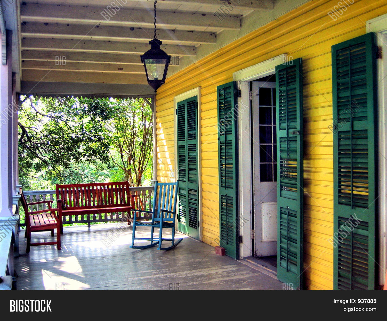 Front Porch On Old Image & Photo (Free Trial) | Bigstock