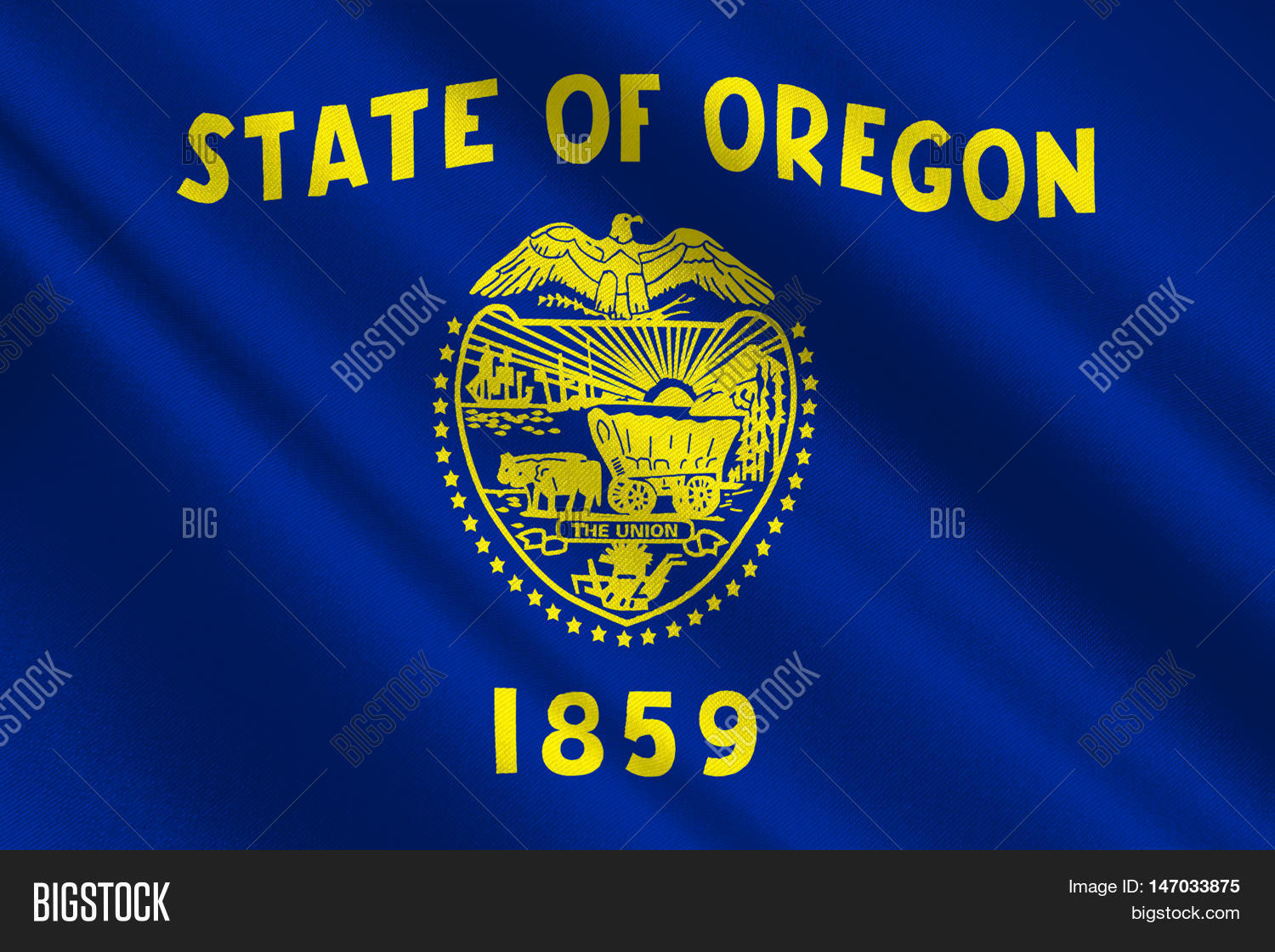 Flag Oregon State Image & Photo (Free Trial) | Bigstock