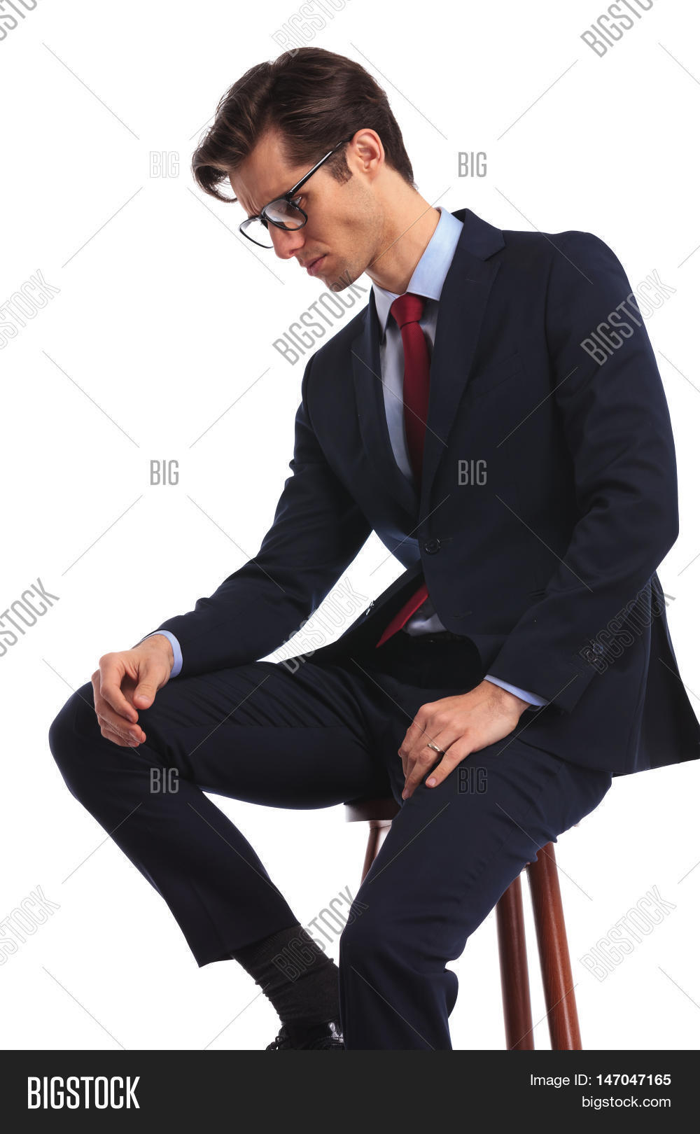 Side View Seated Image & Photo (Free Trial) | Bigstock