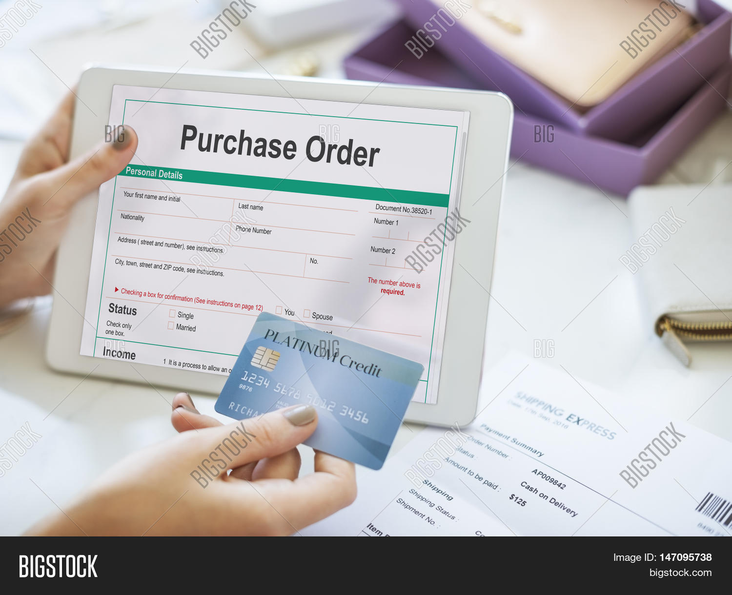 Purchase Order Form Image & Photo (Free Trial) | Bigstock