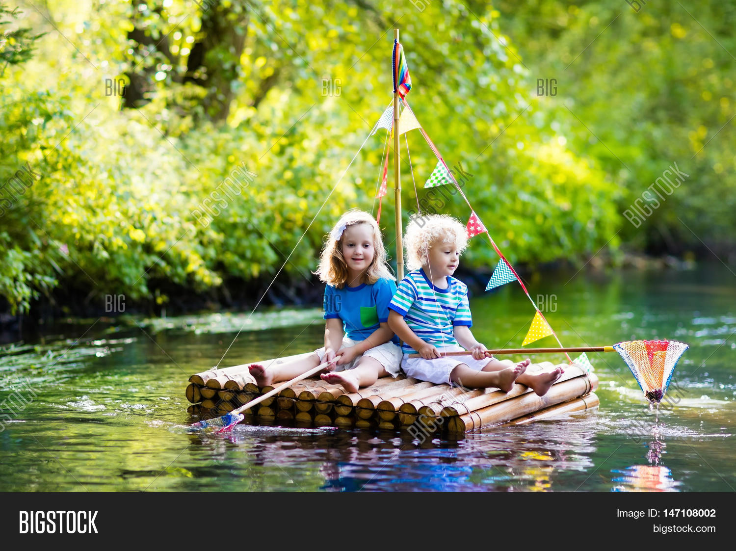 Two Children On Wooden Image & Photo (Free Trial) | Bigstock