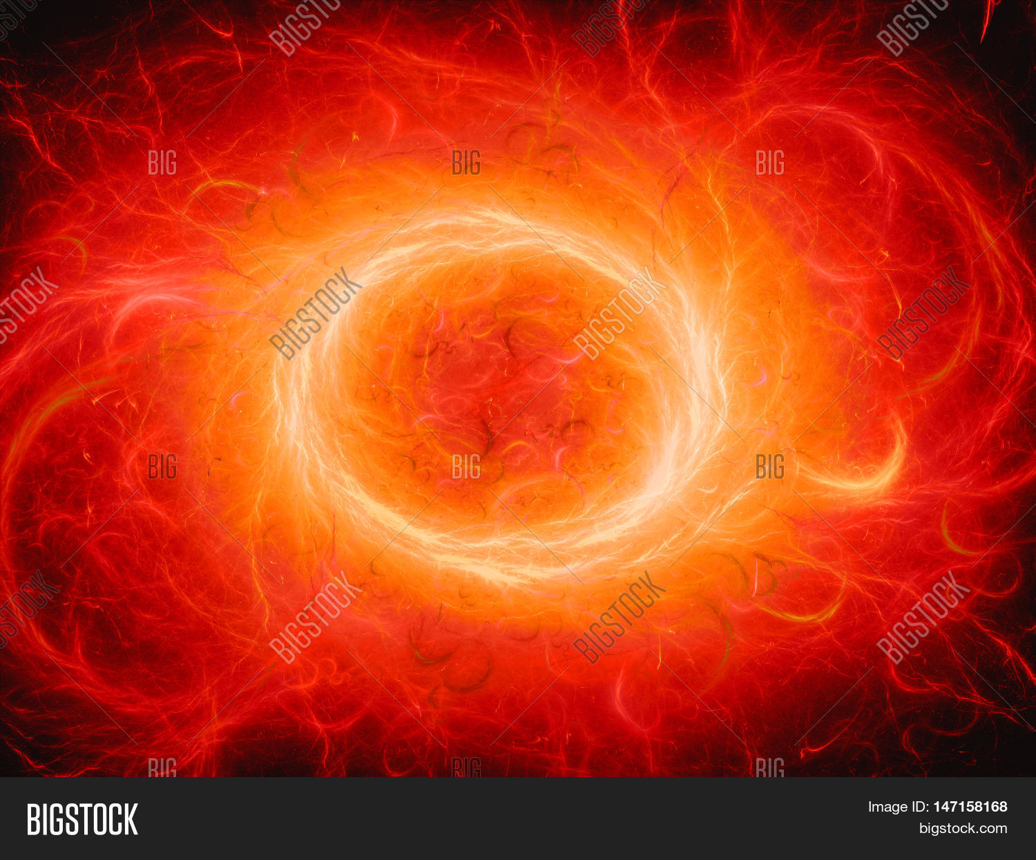 Fiery Glowing Round Image & Photo (Free Trial) | Bigstock