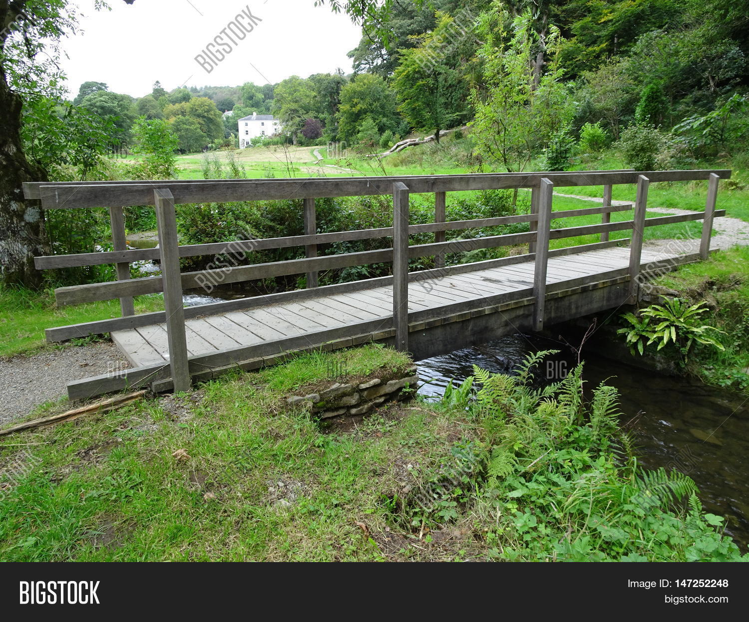 Bridge Across River Image & Photo (Free Trial) | Bigstock