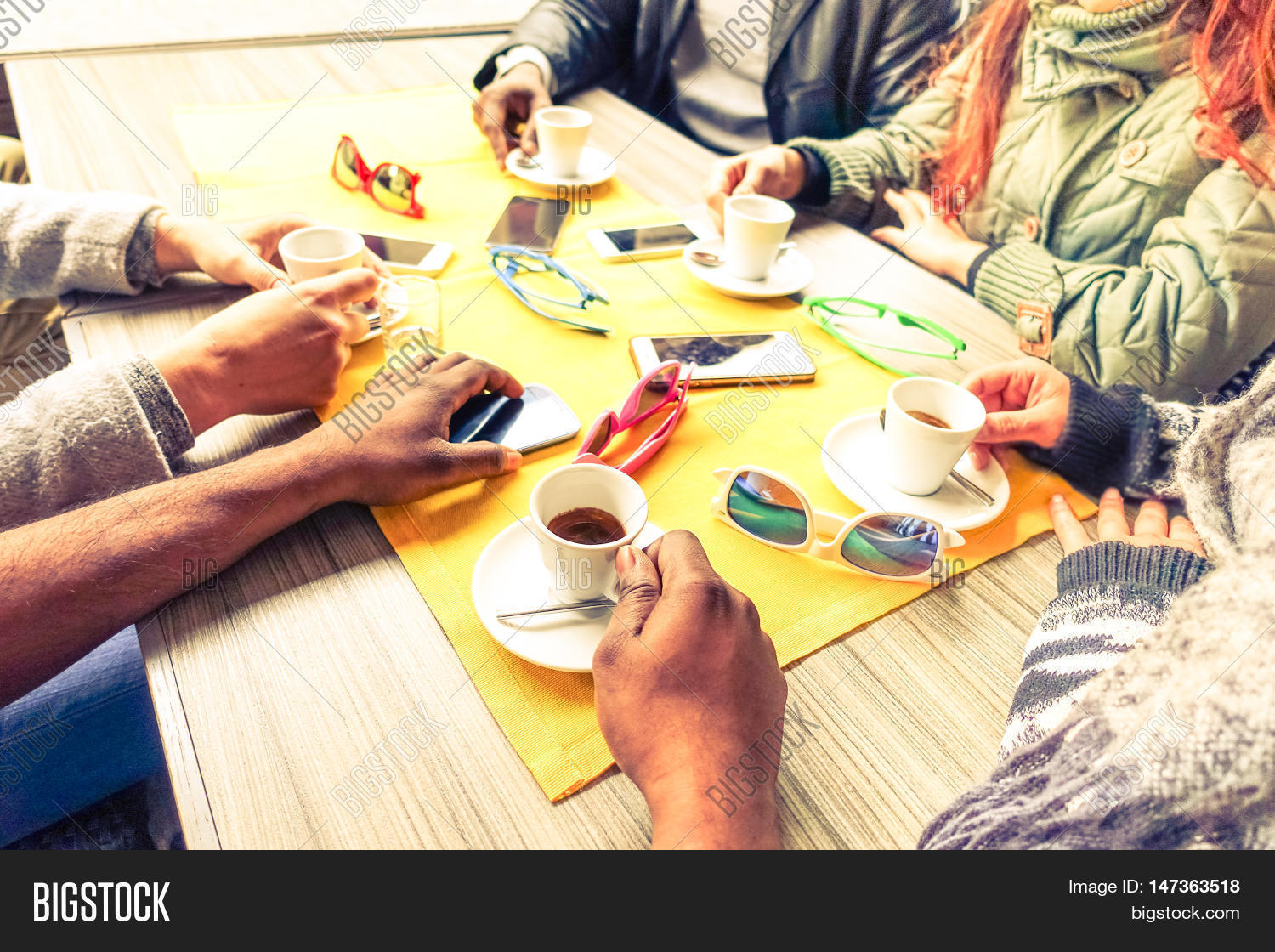 Friends Having Coffee Image & Photo (Free Trial) | Bigstock