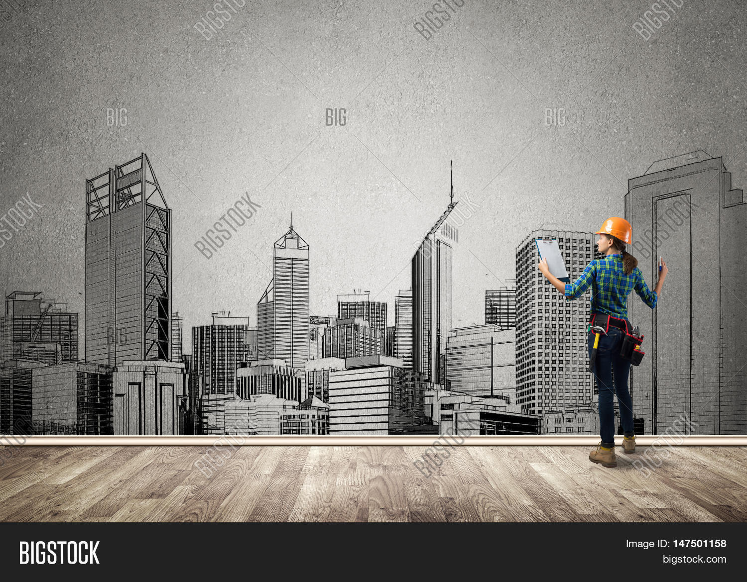 Back View Engineer Image & Photo (Free Trial) | Bigstock