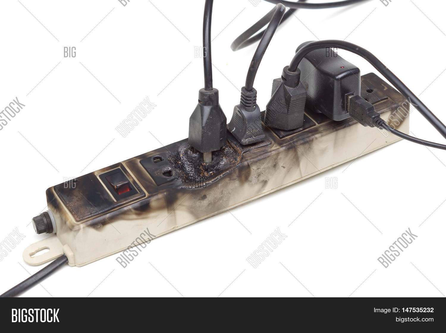 Surge Protector Caught Image & Photo (Free Trial) | Bigstock