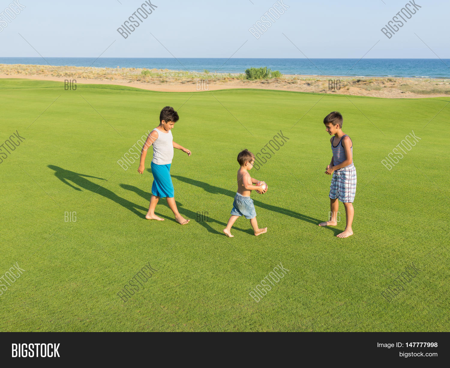 Happy Kids On Summer Image & Photo (Free Trial) | Bigstock
