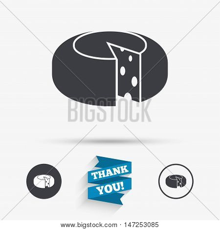 Cheese Wheel Sign Vector & Photo (Free Trial) | Bigstock