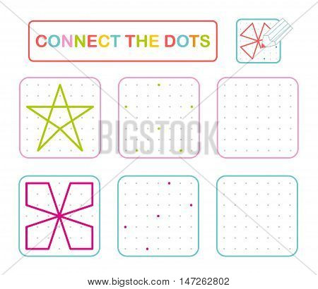 Vector Connect Dots. Vector & Photo (Free Trial) | Bigstock