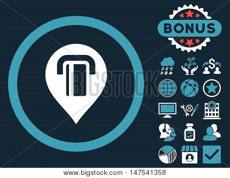 Atm Map Marker Icon Vector & Photo (Free Trial) | Bigstock