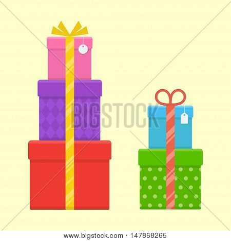 Stack Tower Gift Vector & Photo (Free Trial) | Bigstock