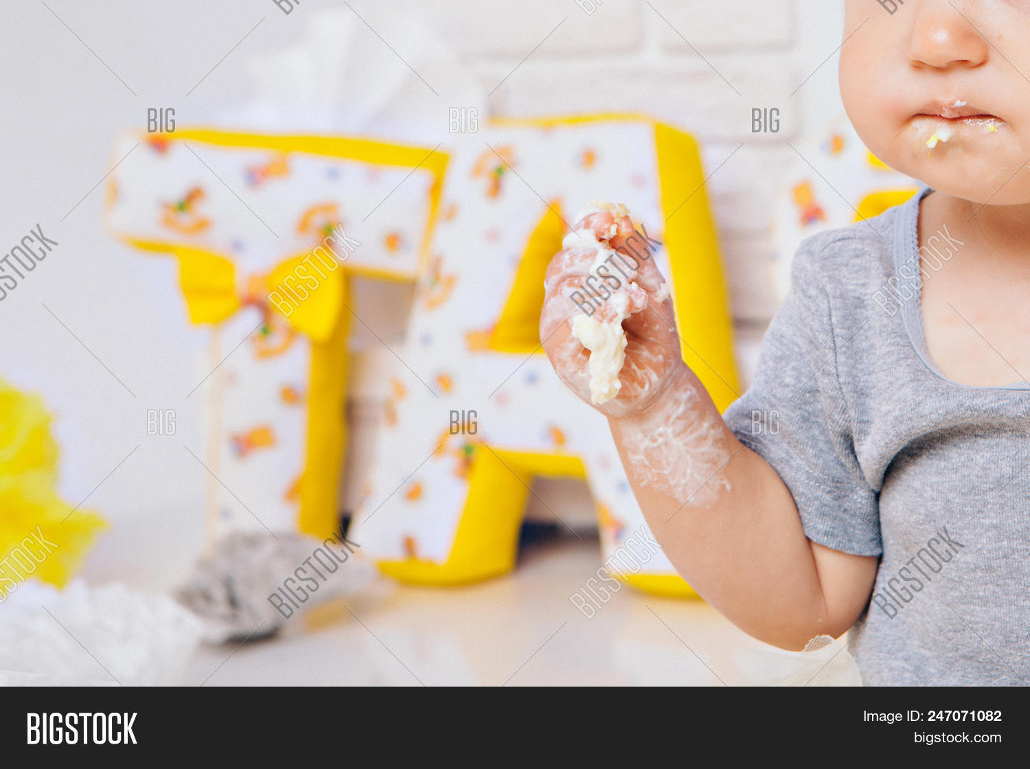 Hand Baby Food On Image & Photo (Free Trial) | Bigstock
