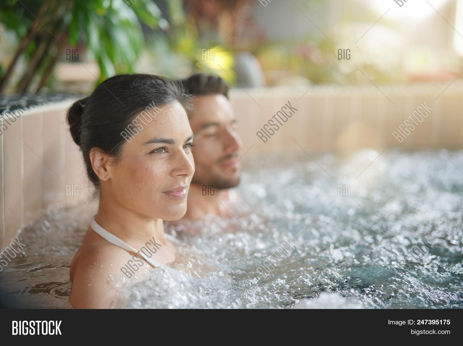 Couple Relaxing Spa Image & Photo (Free Trial) | Bigstock