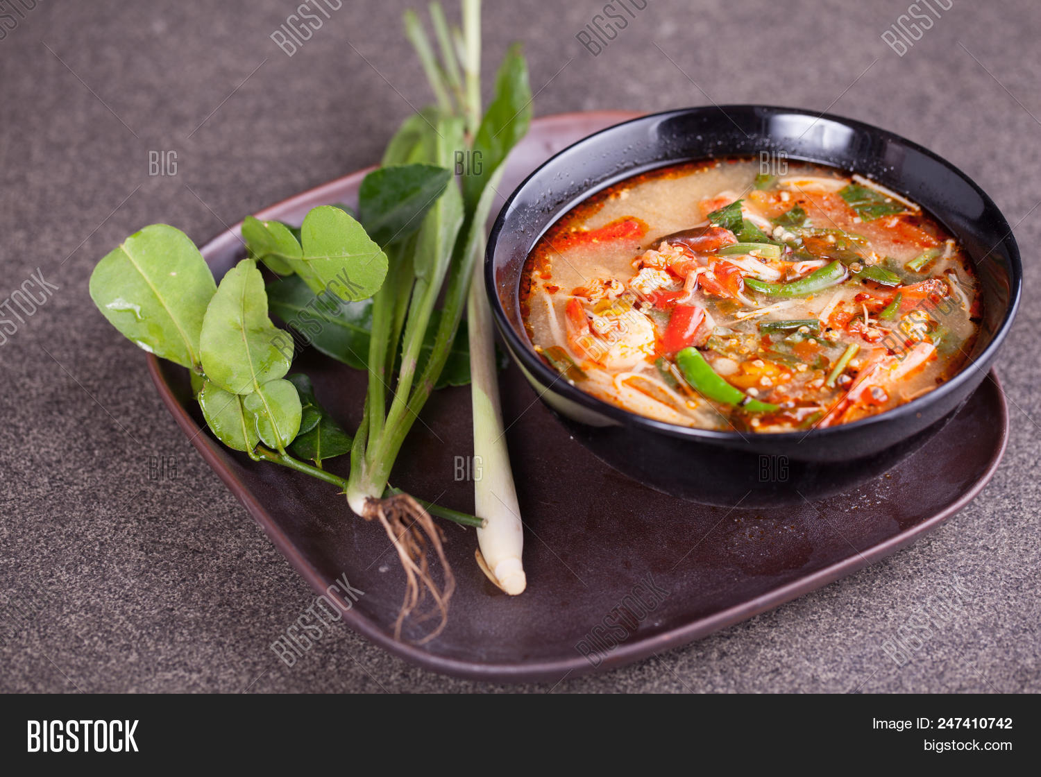 Thai Food "tom Yam Image & Photo (Free Trial) | Bigstock