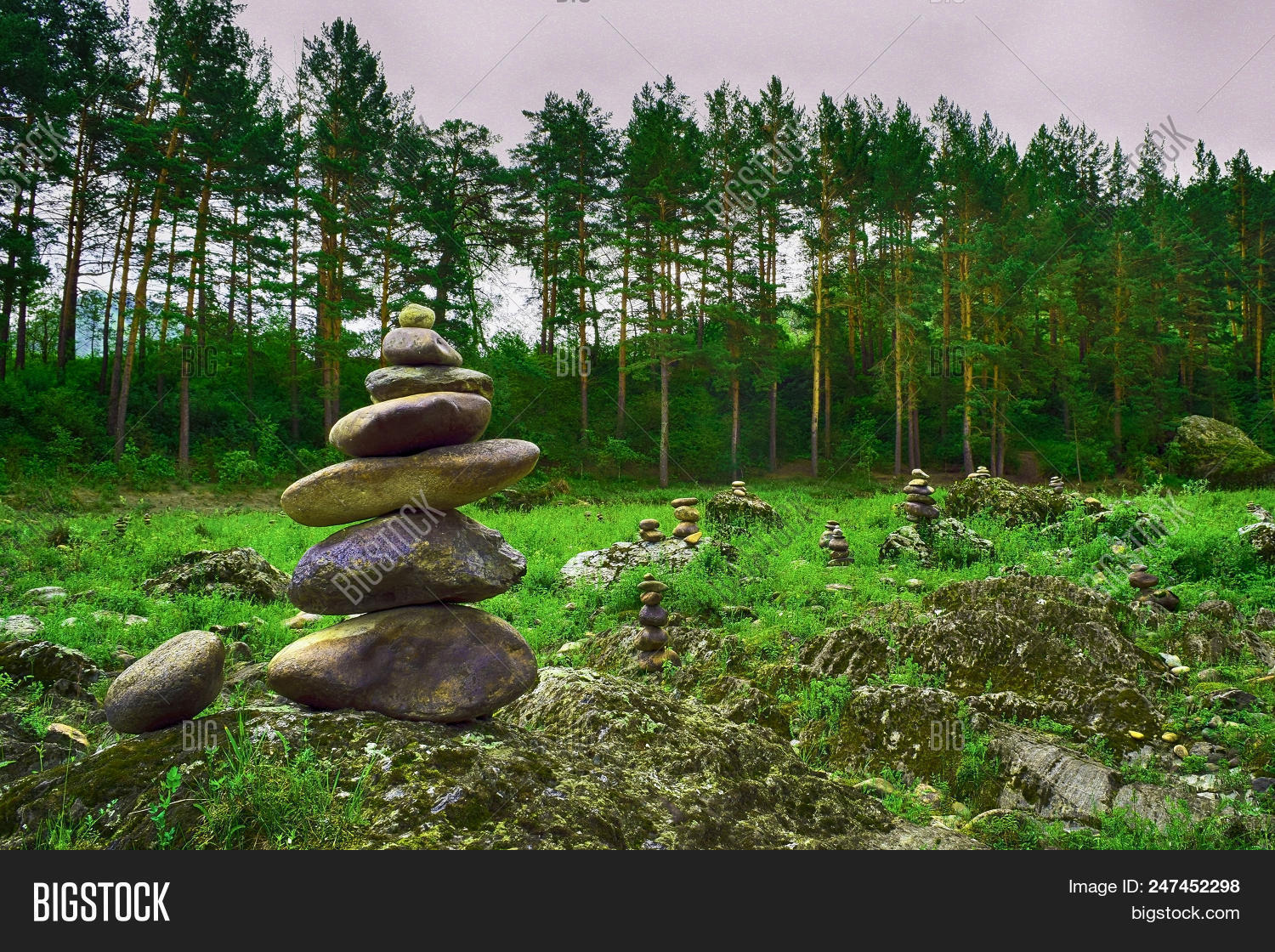 Stone Pyramids Pine Image & Photo (Free Trial) | Bigstock