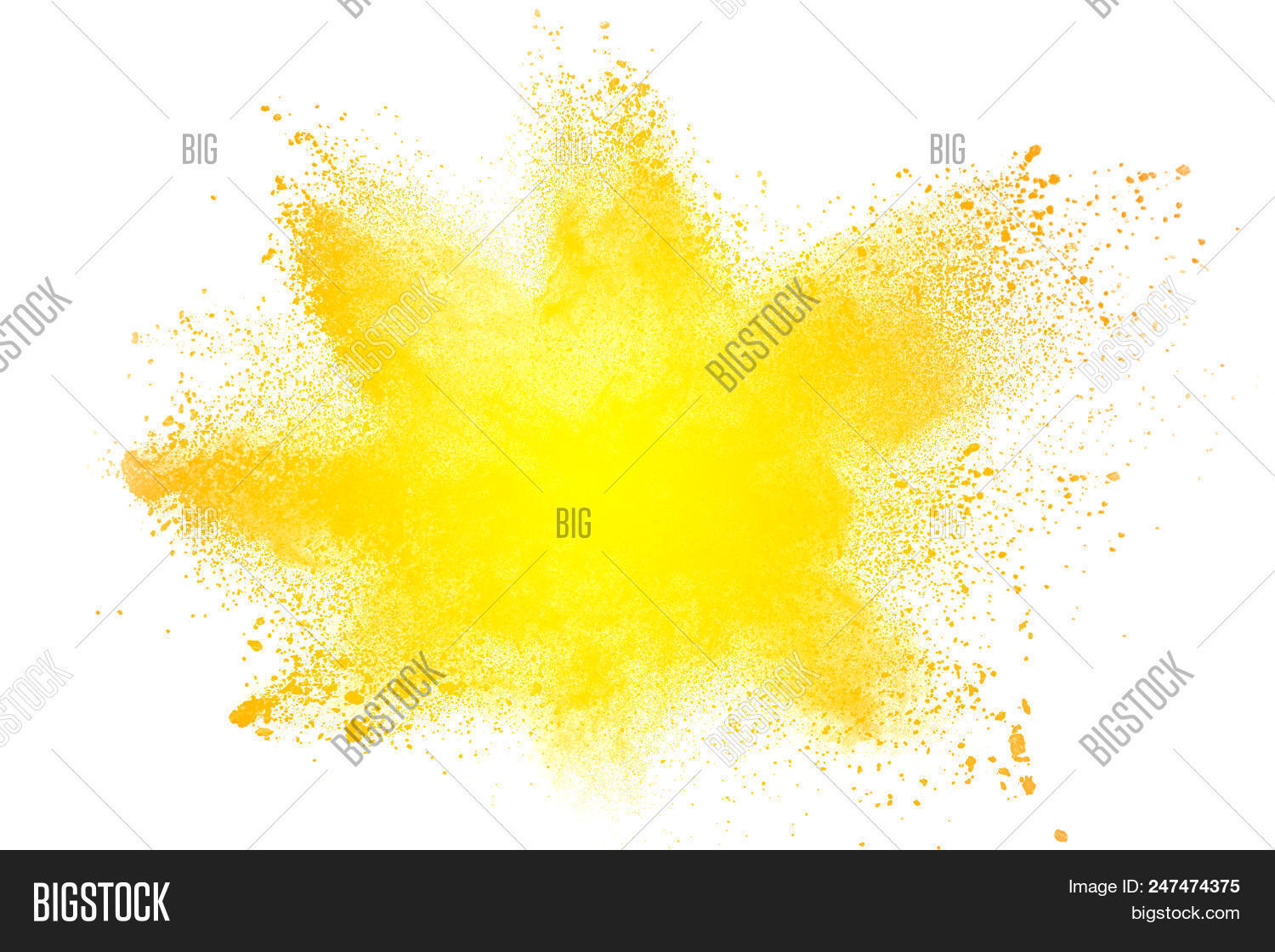 Abstract Yellow Dust Image & Photo (Free Trial) | Bigstock