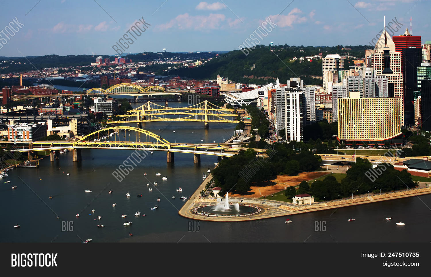 Aerial View Pittsburgh Image & Photo (Free Trial) | Bigstock