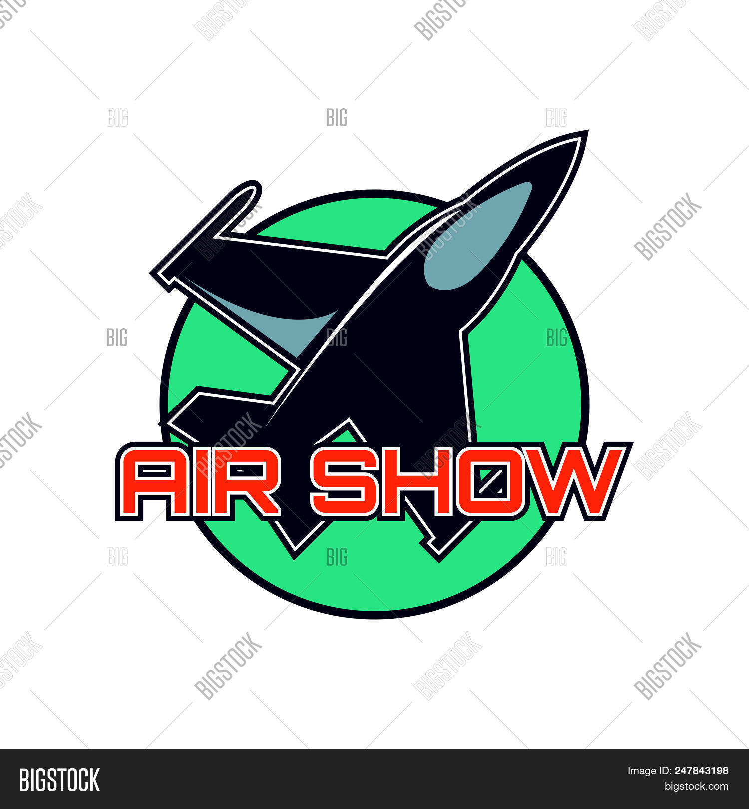 Air Show Logo Your Vector & Photo (Free Trial) | Bigstock