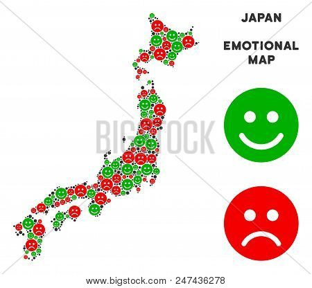 Emotion Japan Map Vector & Photo (Free Trial) | Bigstock