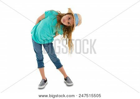 Little Girl Bending Over Images, Illustrations & Vectors (Free) - Bigstock