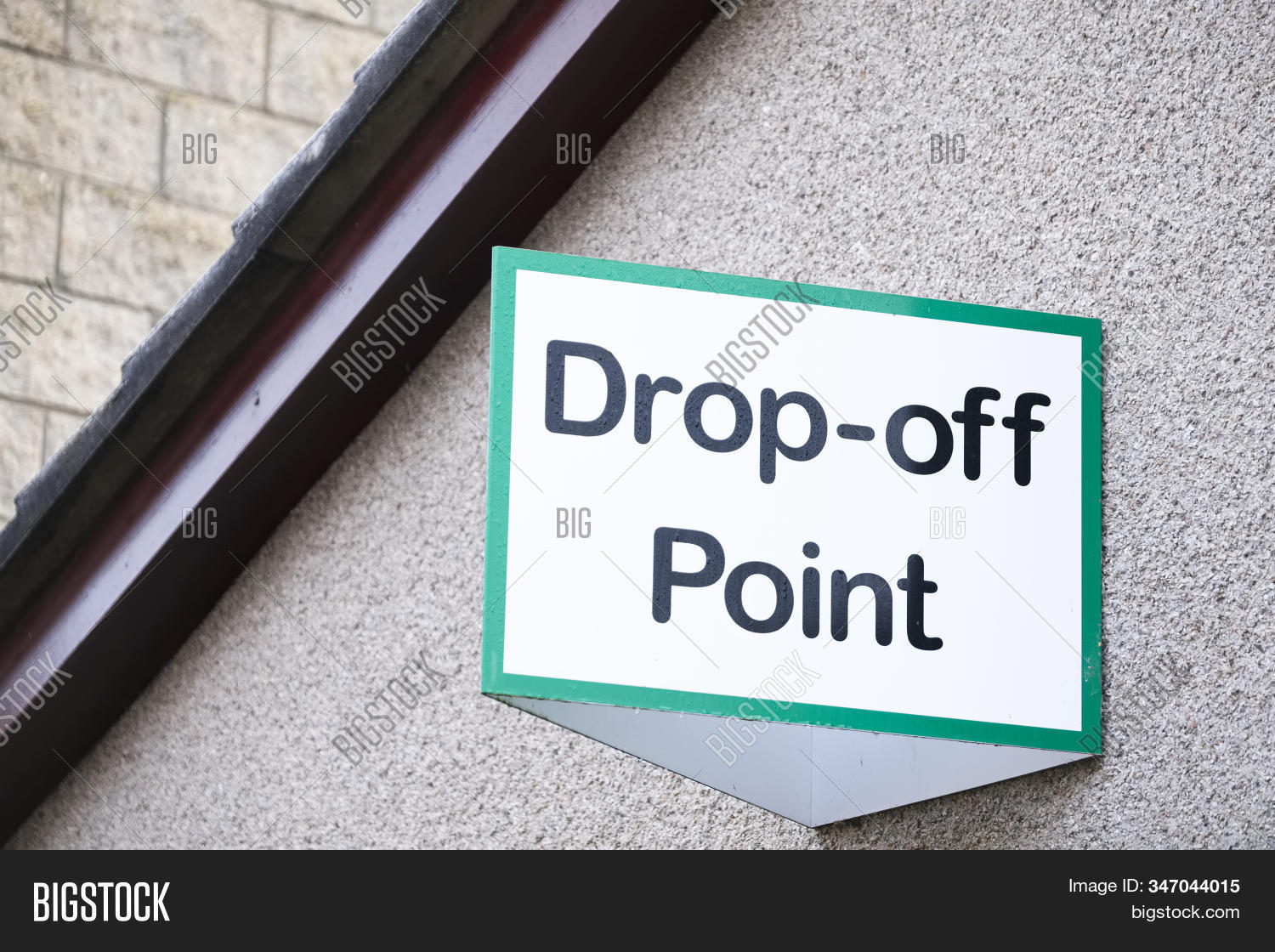 Drop Off Point Sign Image & Photo (Free Trial) | Bigstock
