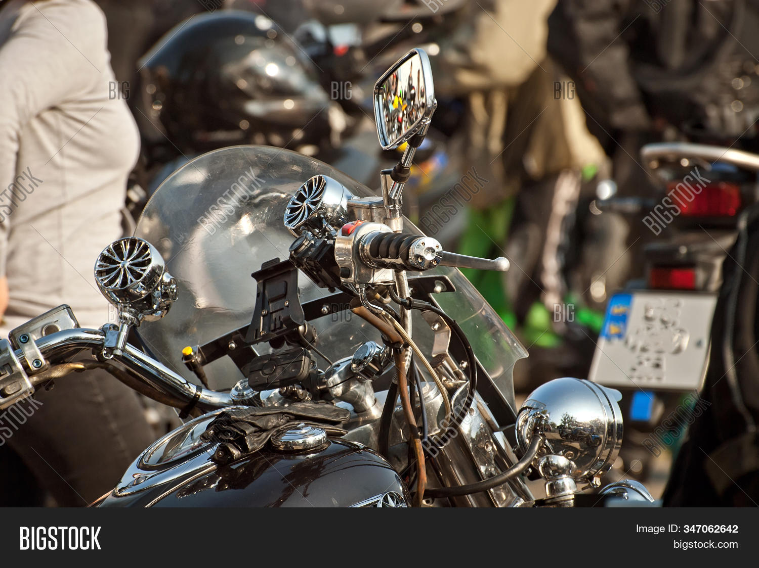 Motorcycle Steering Image & Photo (Free Trial) | Bigstock