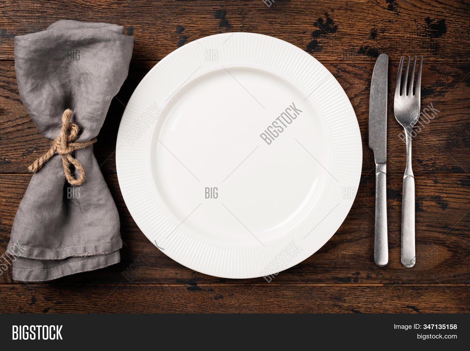 Table Setting Empty Image & Photo (Free Trial) | Bigstock